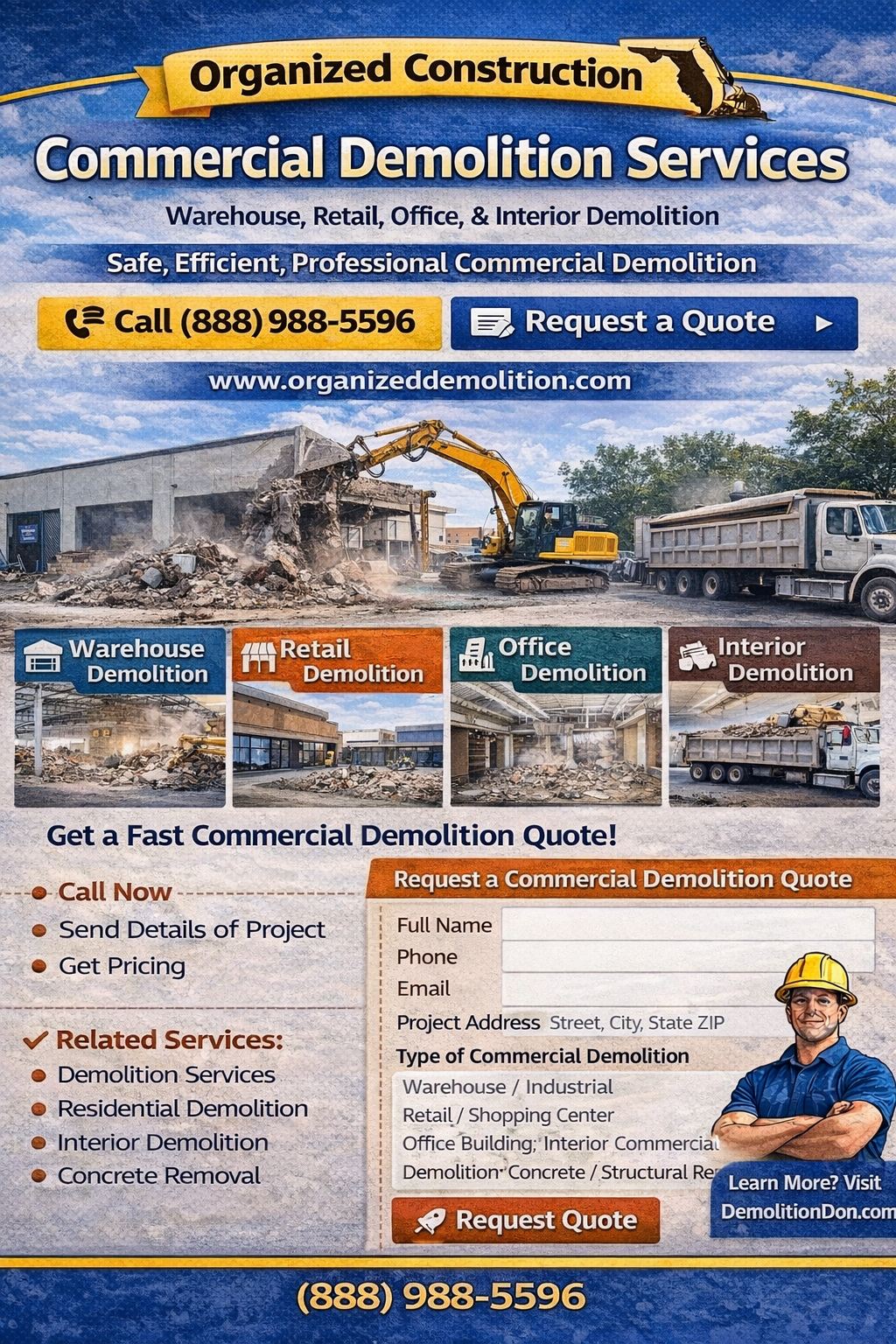 Commercial Demolition Services | 24/7 Trusted & Professional
